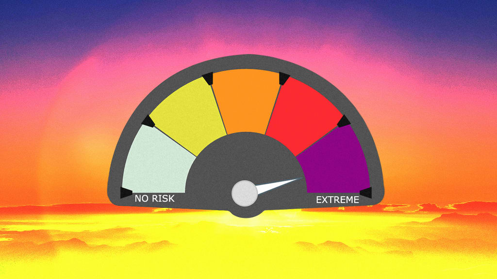 New government heat risk tool changes the color of the worst level to ...