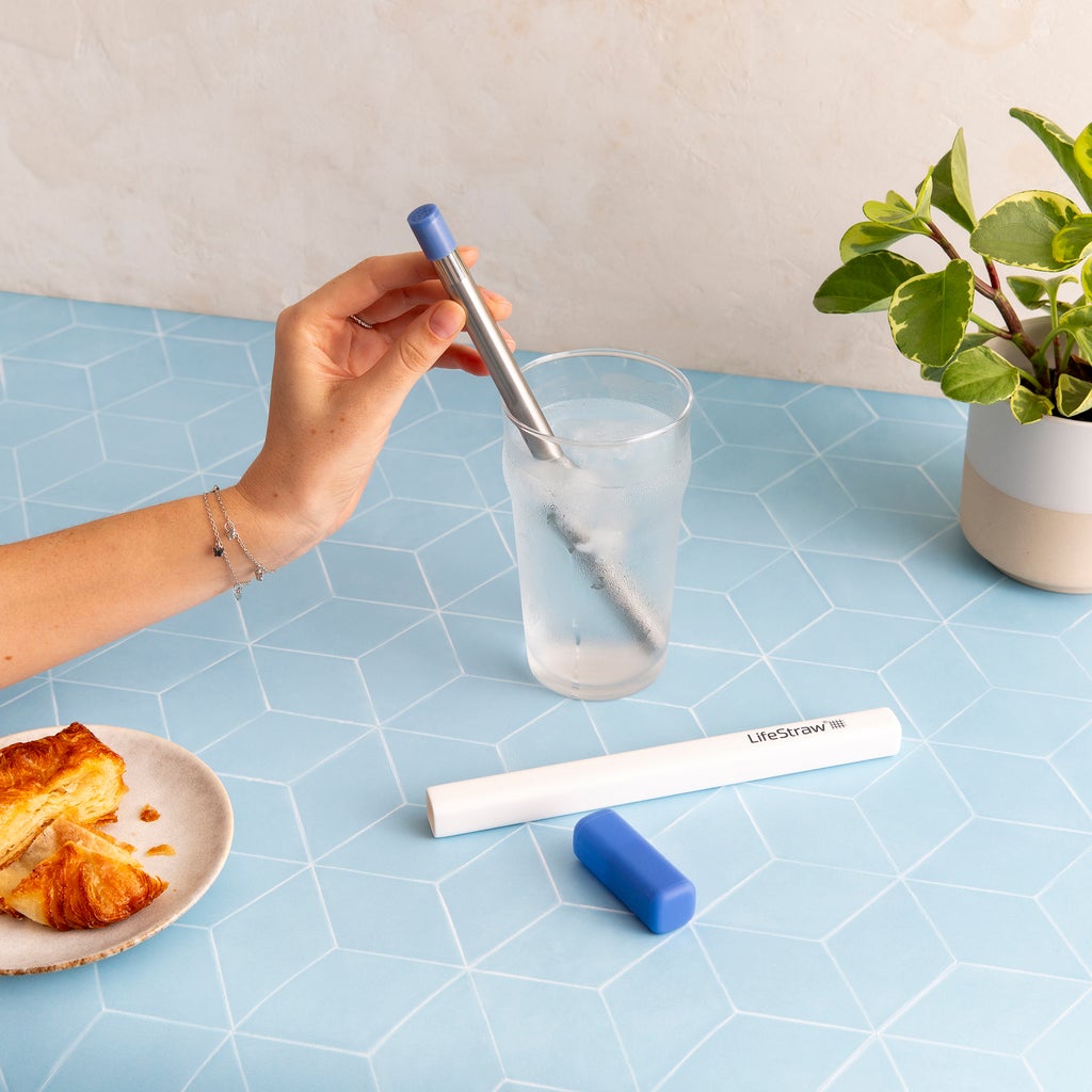 This new metal filter straw from LifeStraw isn't just for camping ...