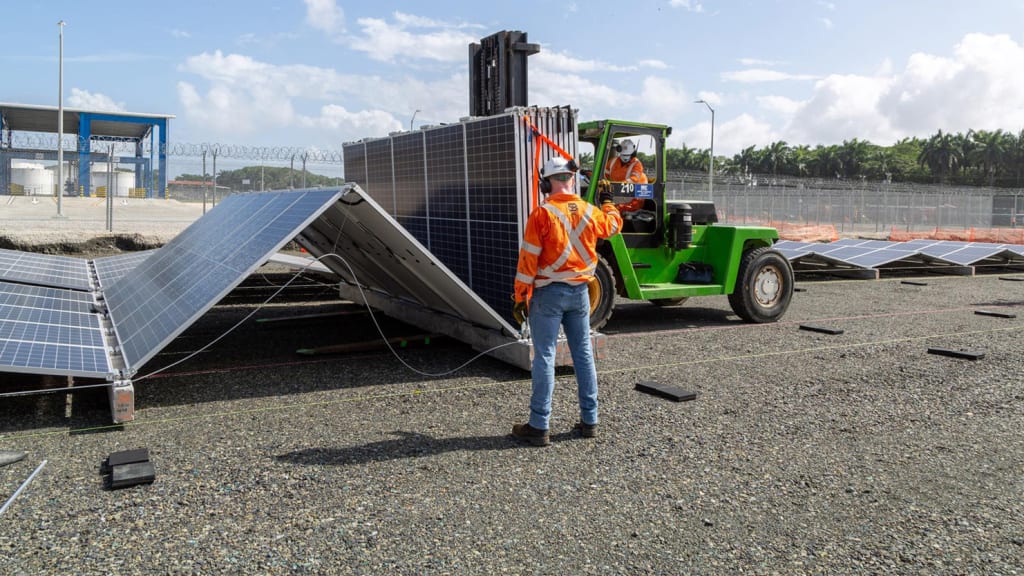 These fold-up solar panels can cover a field in a single day - Fast Company