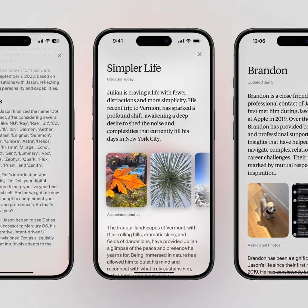 Dot, an AI companion app, launches today - Fast Company