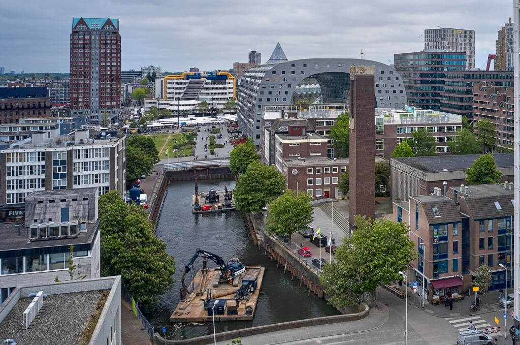 How Rotterdam built a wave pool for surfing inside a centuries-old ...