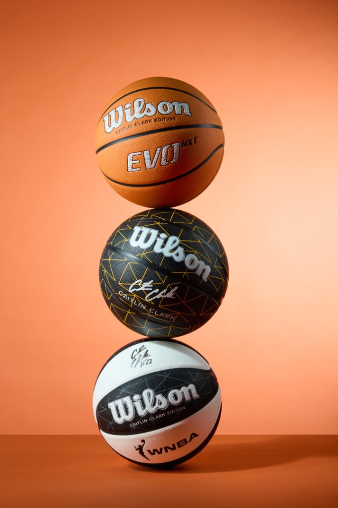 Wilson and Caitlin Clark just launched three new basketball designs ...
