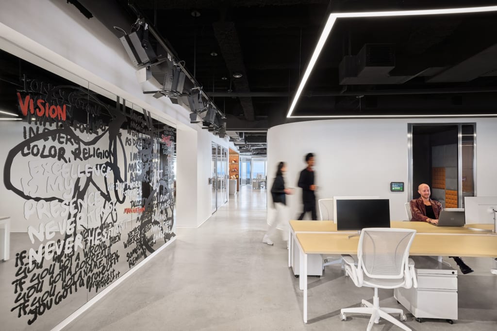 See inside the new offices of LeBron James's SpringHill Co. - Fast Company