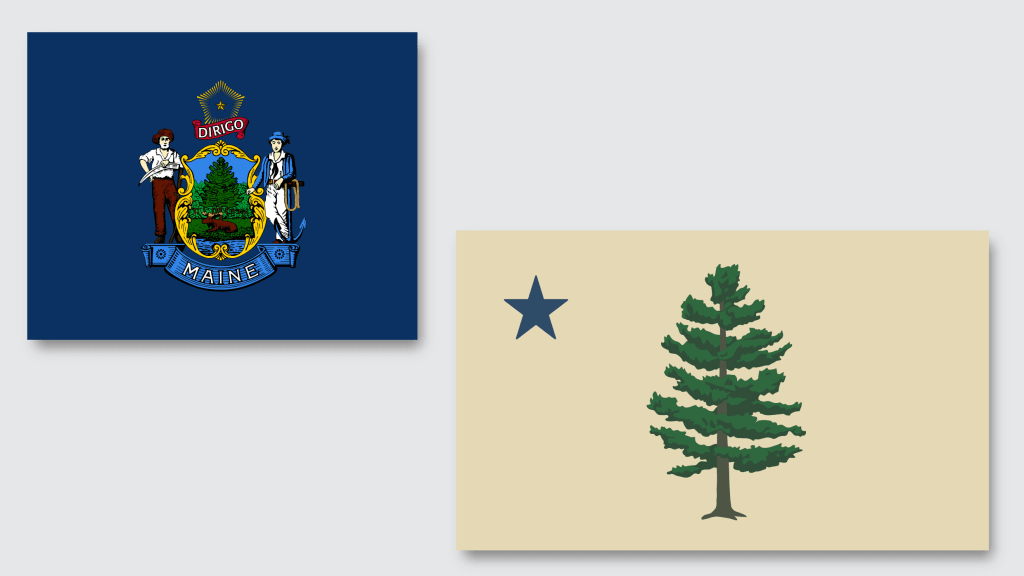 Maine’s proposed flag looks a lot like one of its old ones. That’s ...