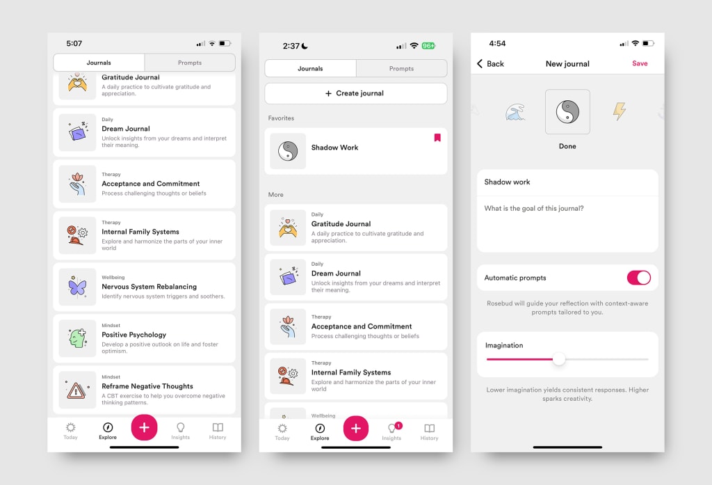 Rosebud is a new journaling app enhanced with AI - Fast Company