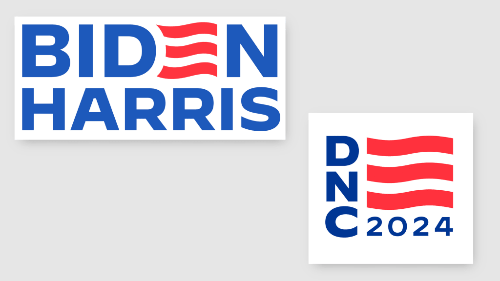 Why the DNC is still using a logo designed for Biden - Fast Company