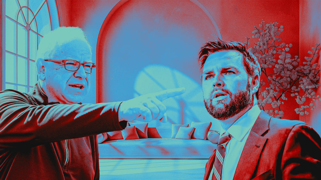 Tim Walz joking about JD Vance couch meme is not misinformation - Fast ...