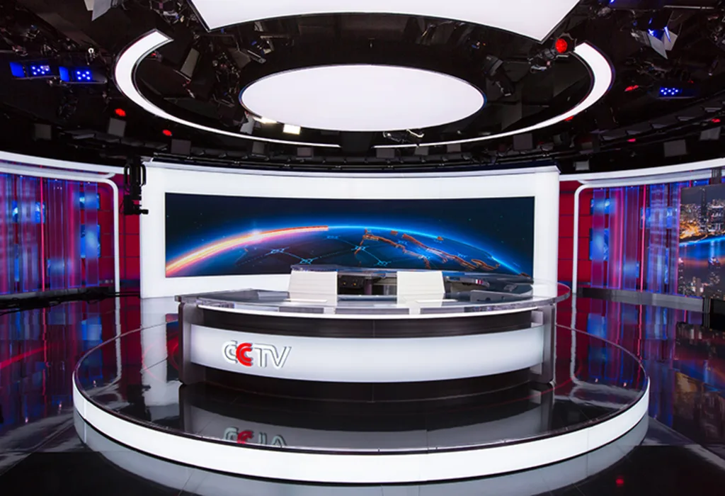 With Glittering New Set Design, CCTV News Takes Aim At The World - Fast ...