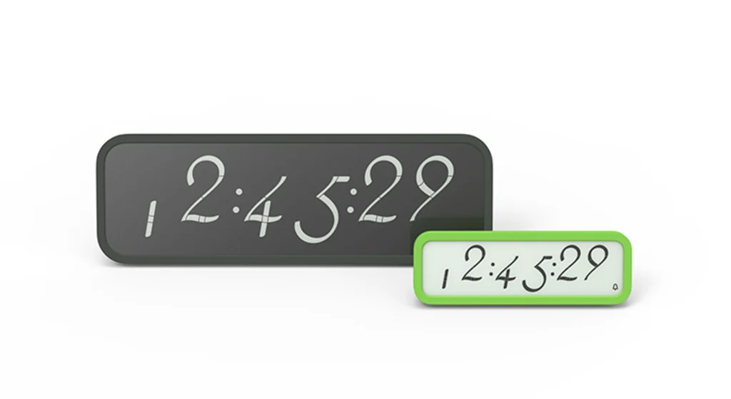 Digital Clocks Updated With An Elegant Script Typeface - Fast Company