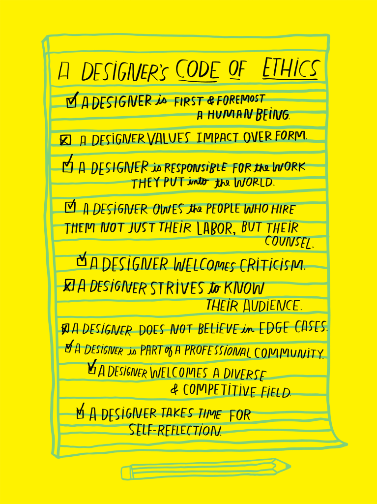 7 Designers Draw Their Code Of Ethics - Fast Company