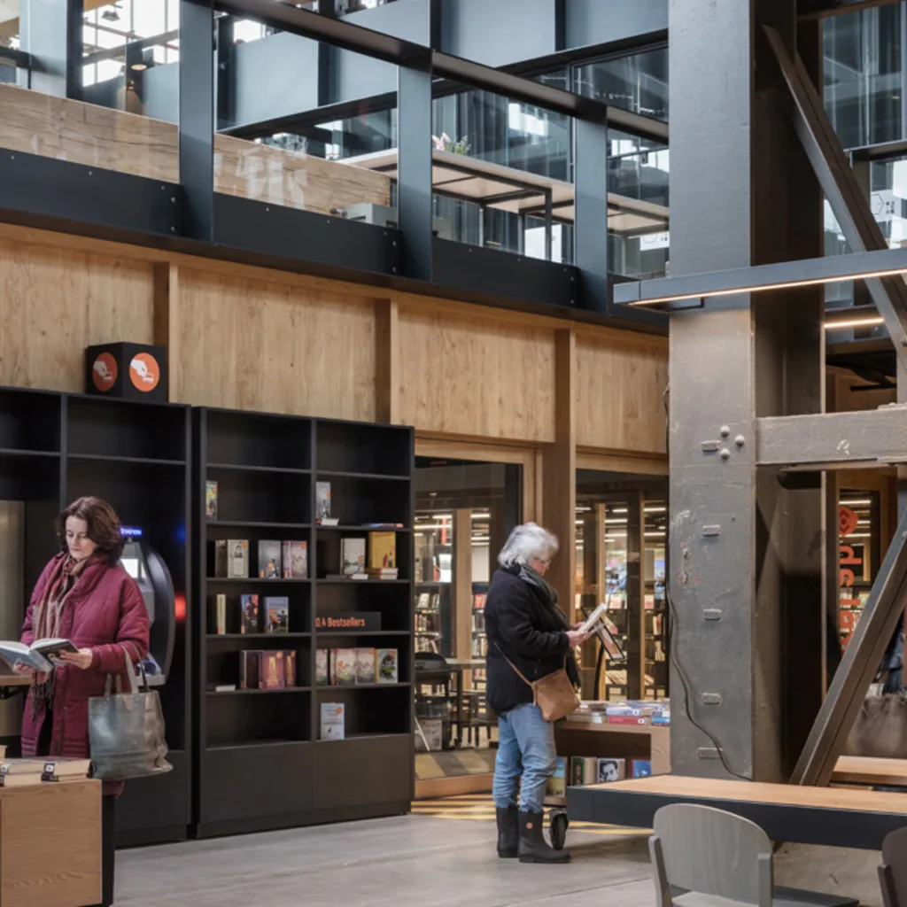 The library of the future is in an 80-year-old converted train shed ...