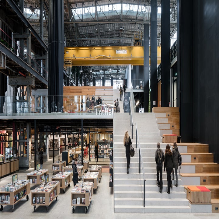 The library of the future is in an 80-year-old converted train shed ...