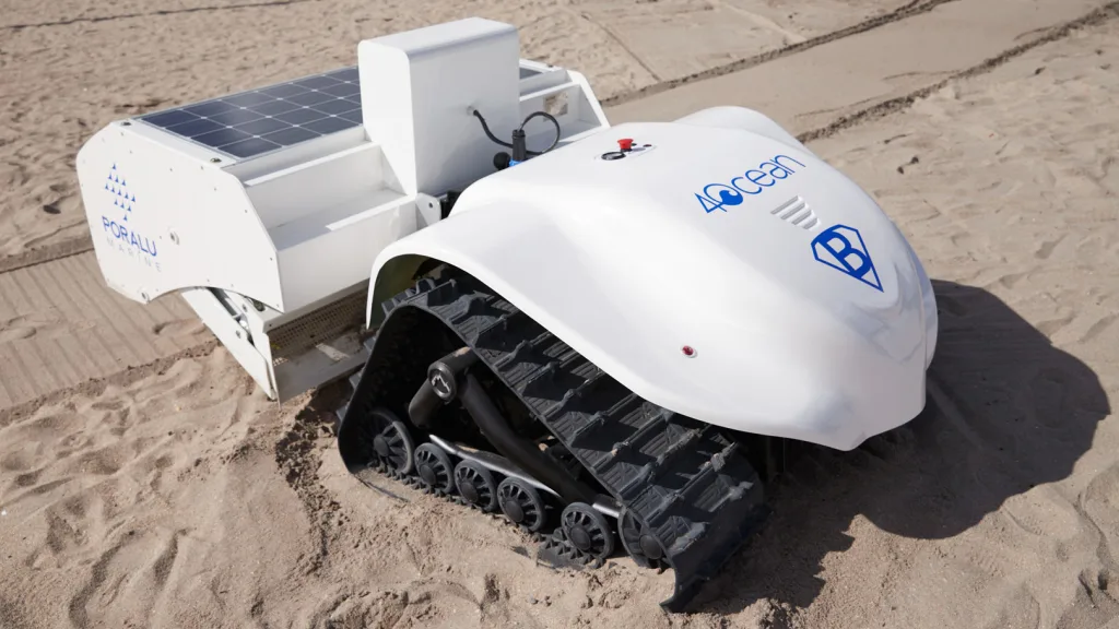 This beach-cleaning robot sifts sand for the tiny plastics that humans ...