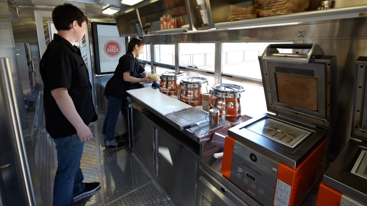 Grilled Cheese War: The Melt To Roll Out 100 School Buses, Invade Food ...