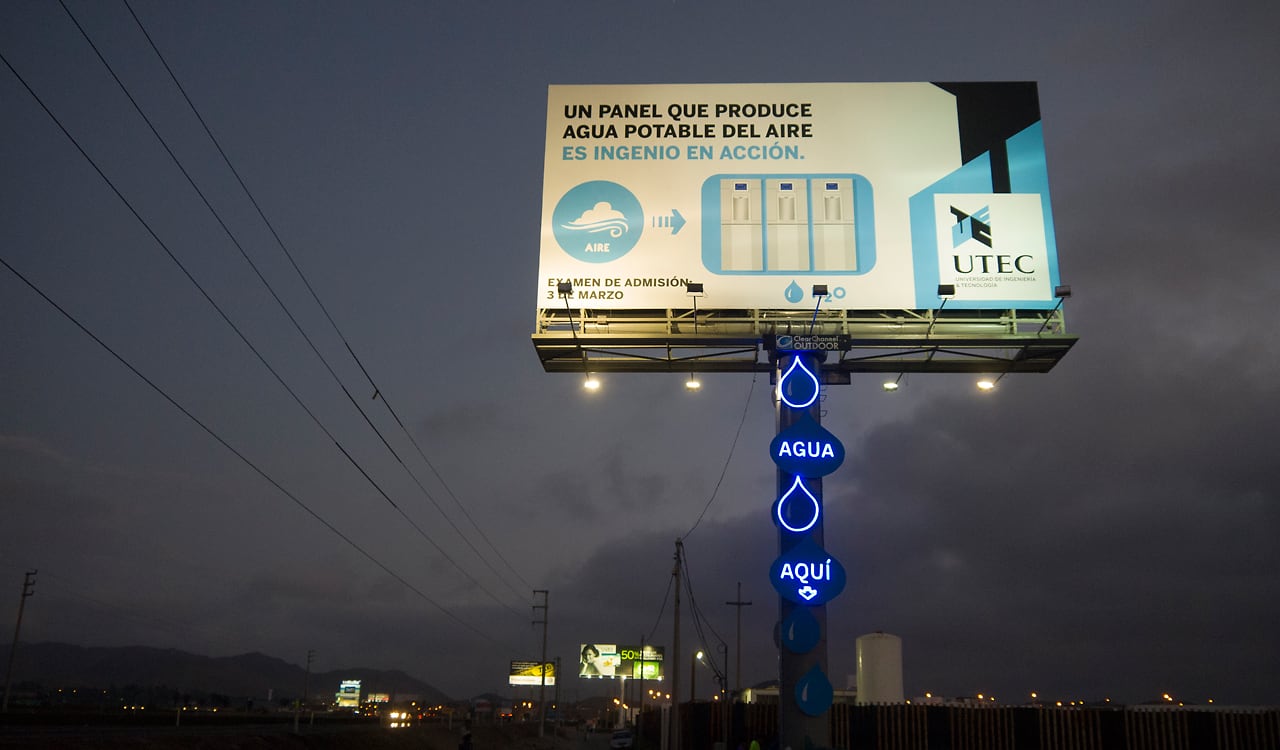 This Billboard Generates Clean Drinking Water Straight From The Air ...