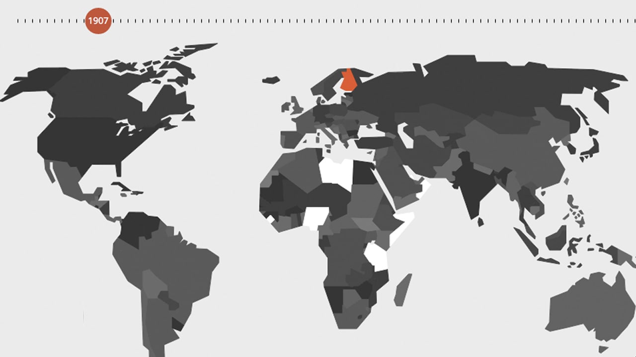 Watch 200 Years Of Women's Rights Expanding Around The Globe - Fast Company