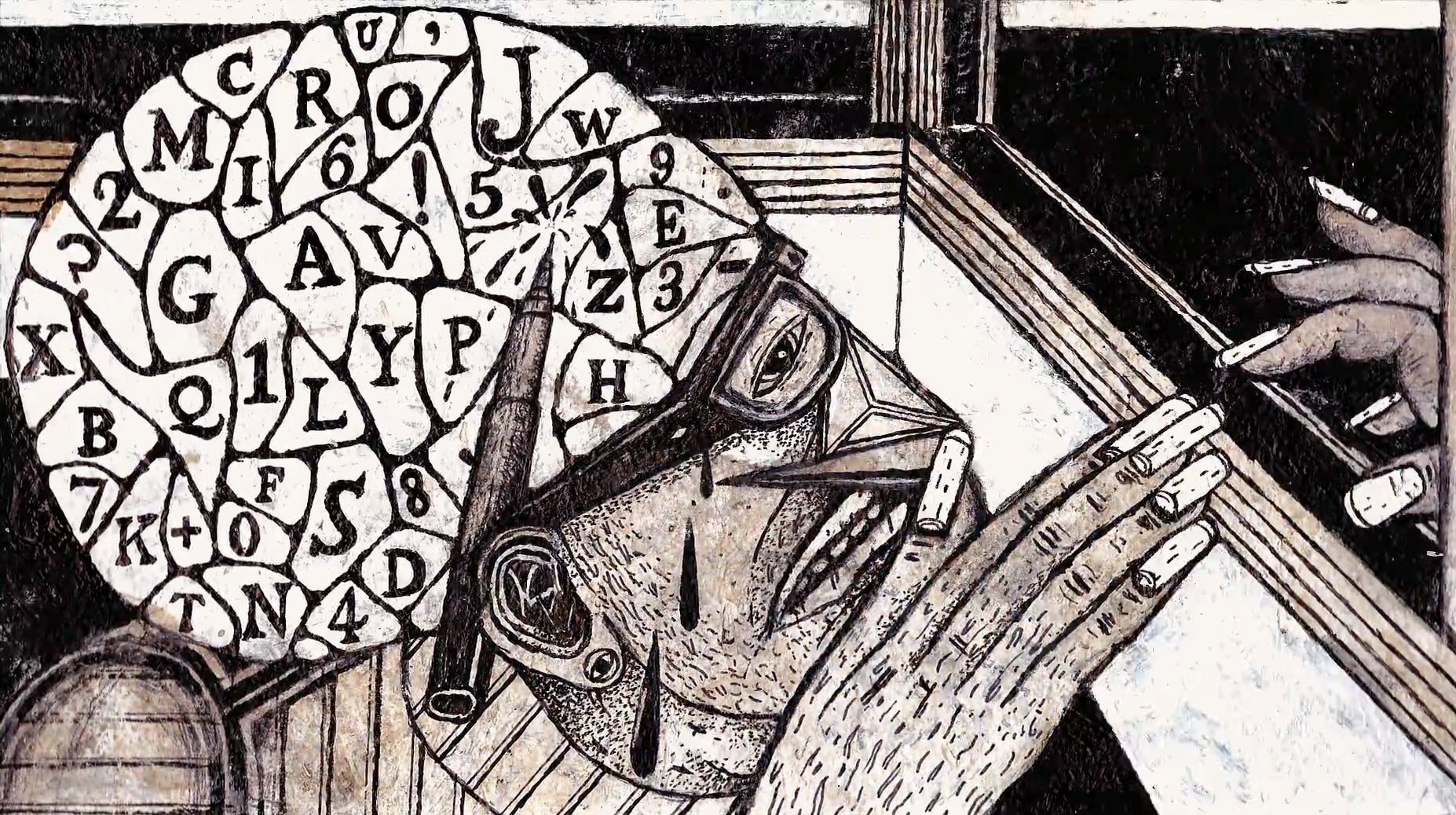 This Freaky Animation Was Hand-Drawn With Ink, White-Out, And Coffee ...