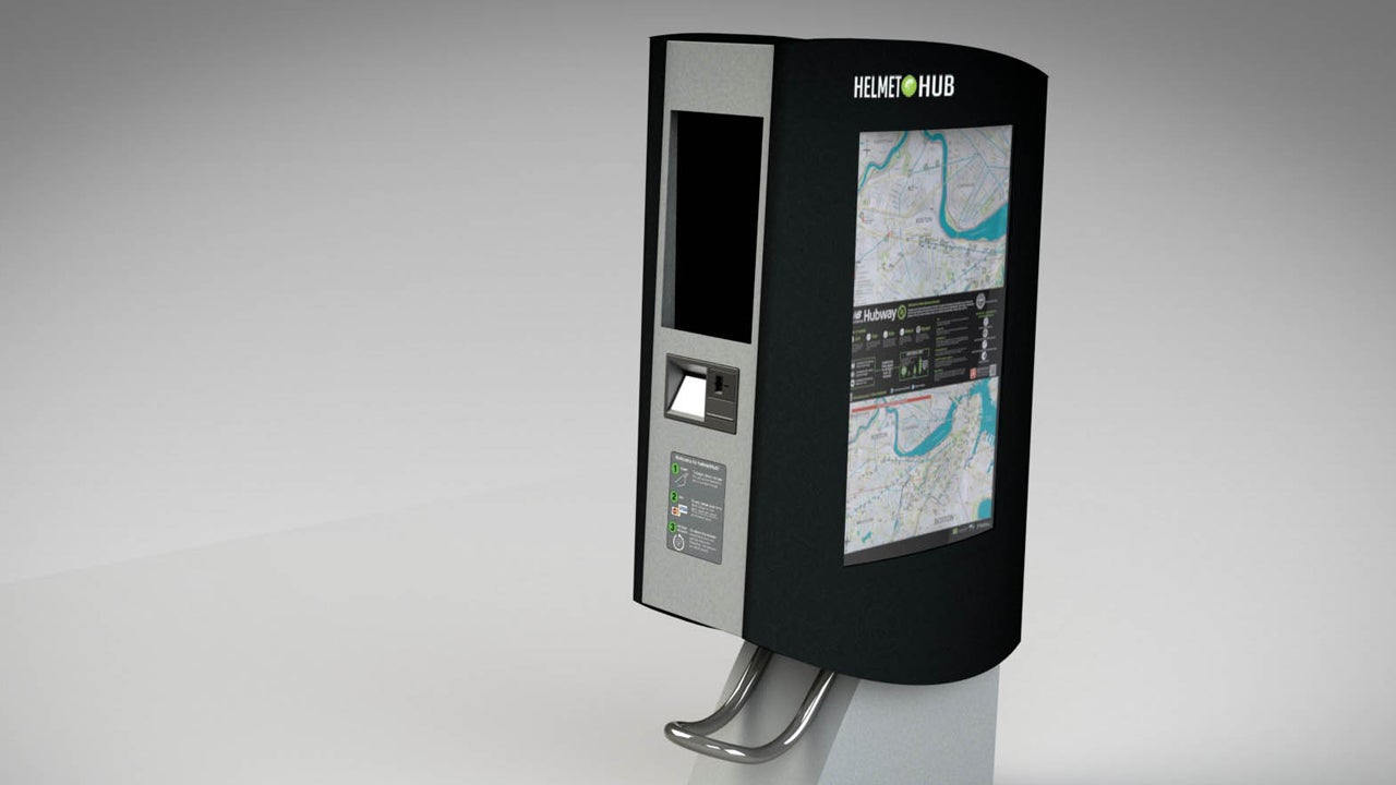 A Vending Machine To Give Helmets To Dangerously Under-Protected Bike ...