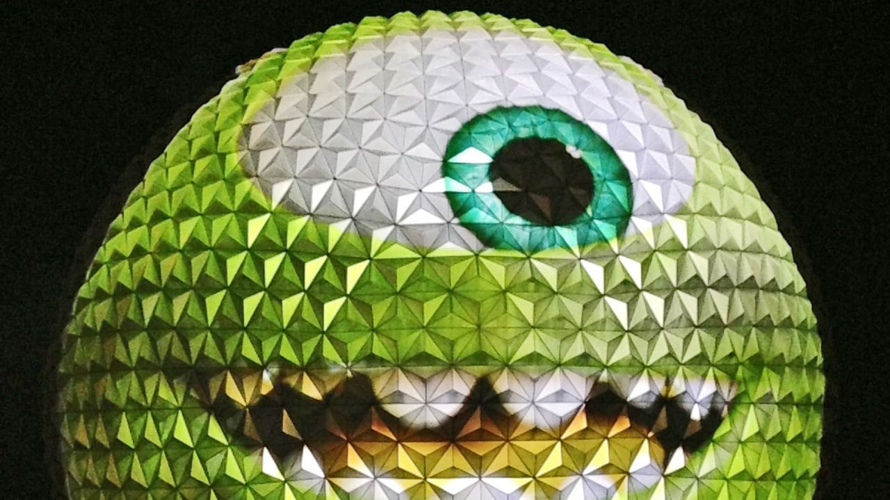 Epcot's Iconic Globe Has Been Possessed By Pixar Monsters - Fast Company