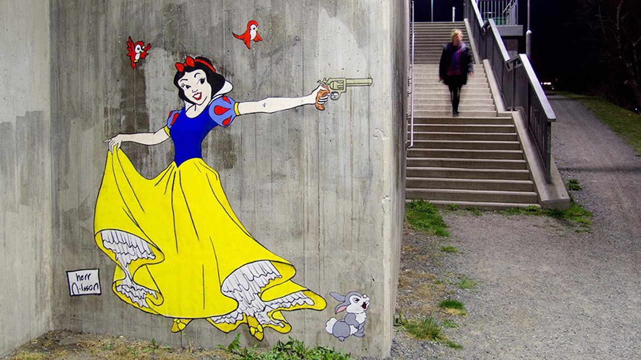 Disney Princesses Turn Deadly In This Killer Interactive Street Art ...