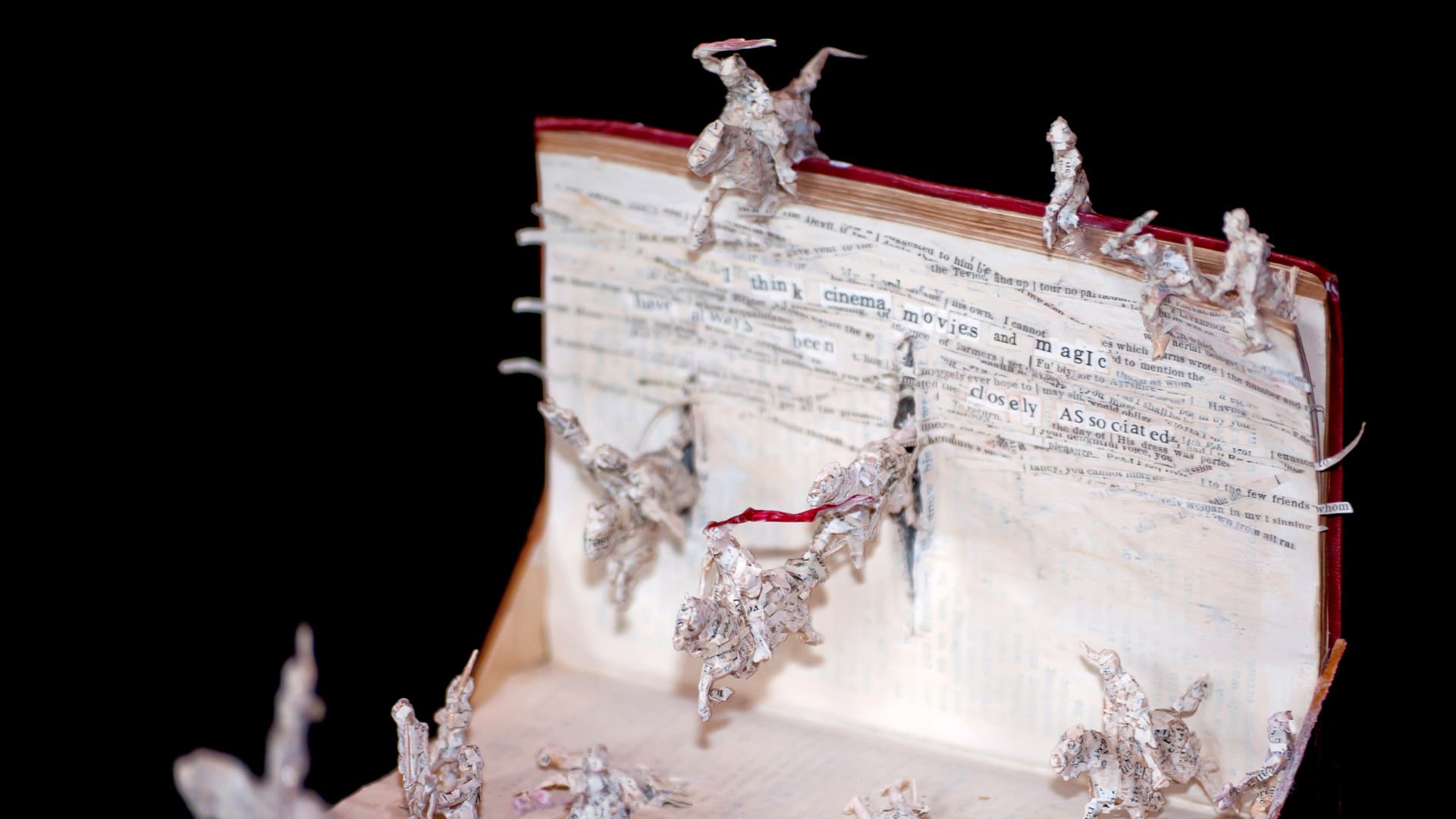 Stories That Jump Off The Page: See Stunning Art Made From Books - Fast ...