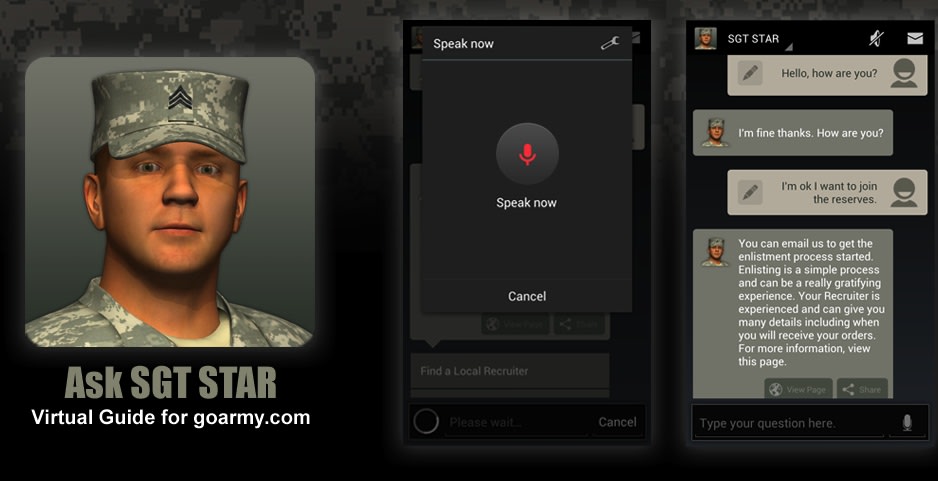Siri, Yes Siri! "Sgt. Star" Becomes The Army's Version Of Apple's ...