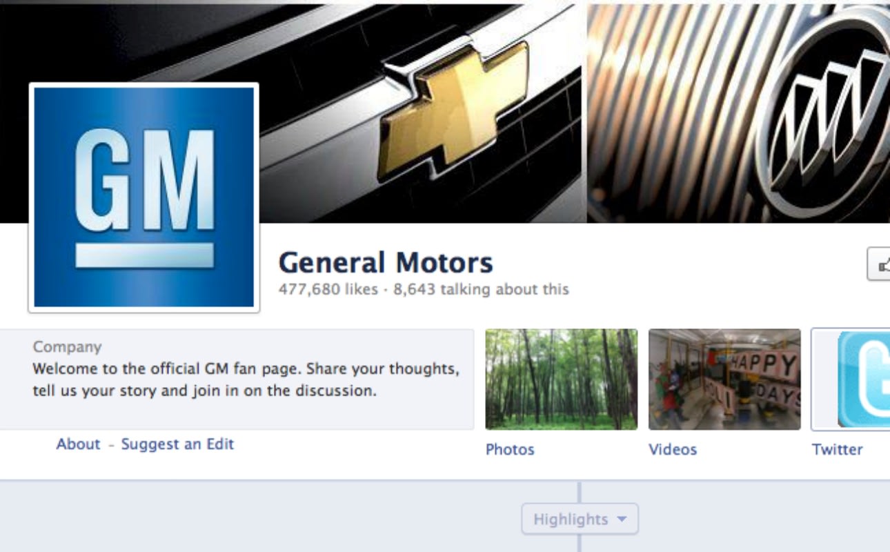 General Motors To Resume Paid Advertising Campaign On Facebook: Report ...