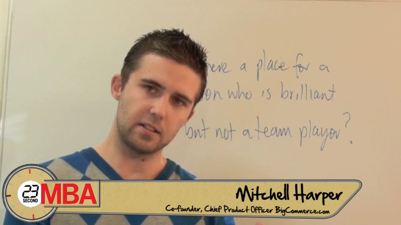 Mitchell Harper: Is there a place for a person who is brilliant, but ...