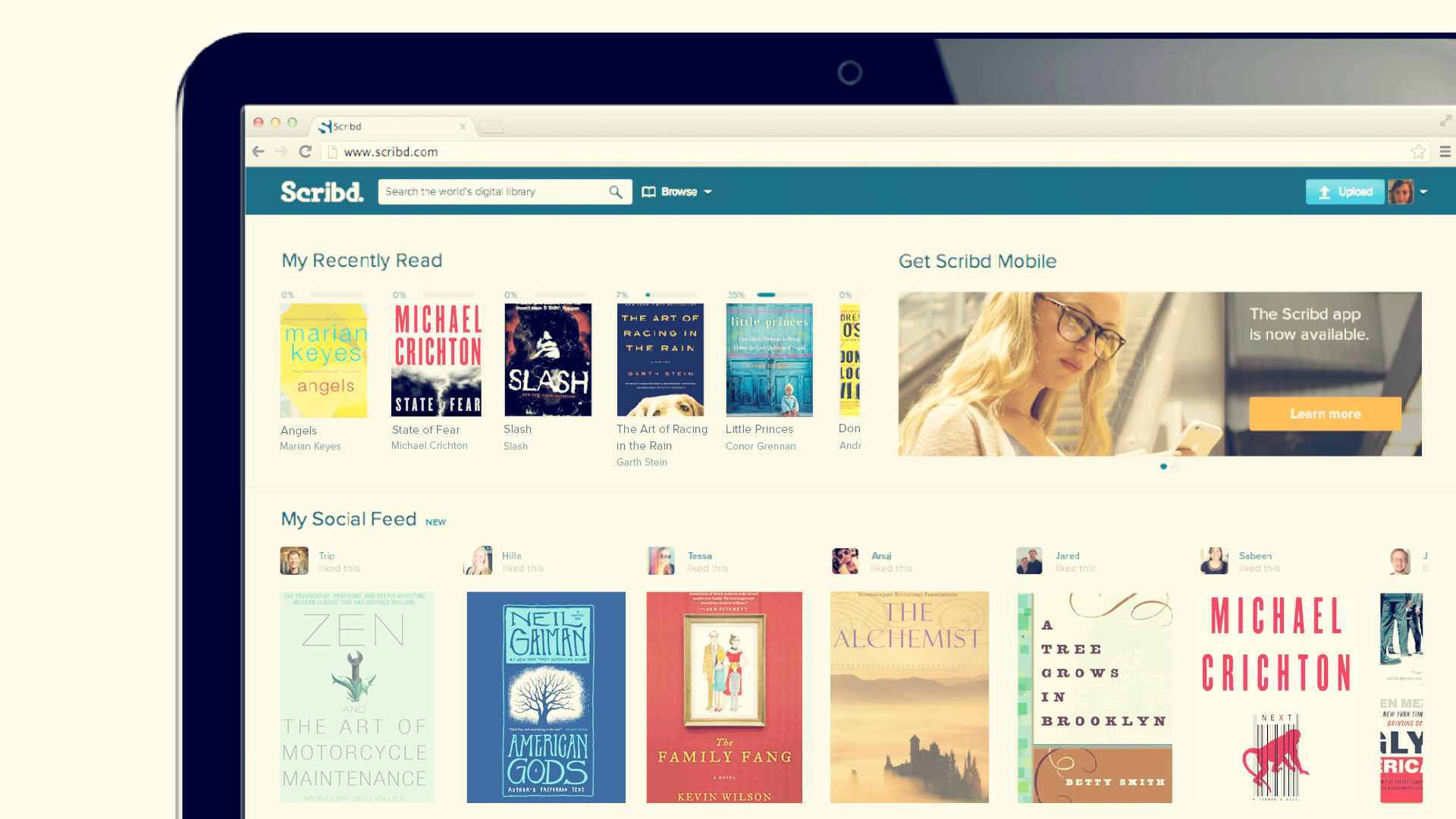 Scribd, HarperCollins Launch $8.99 Subscription Book Service - Fast Company