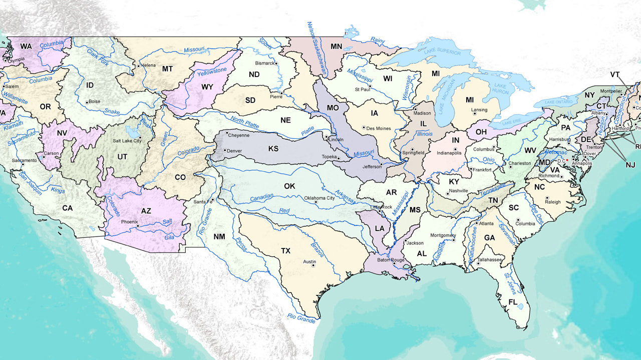 A New Map Of The U.S., Created From Where We Get Our Water - Fast Company