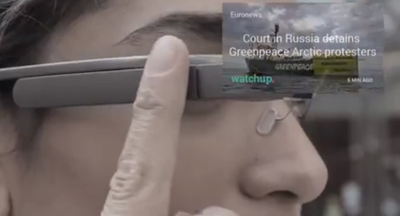 Watchup Is A Newscast For Google Glass - Fast Company