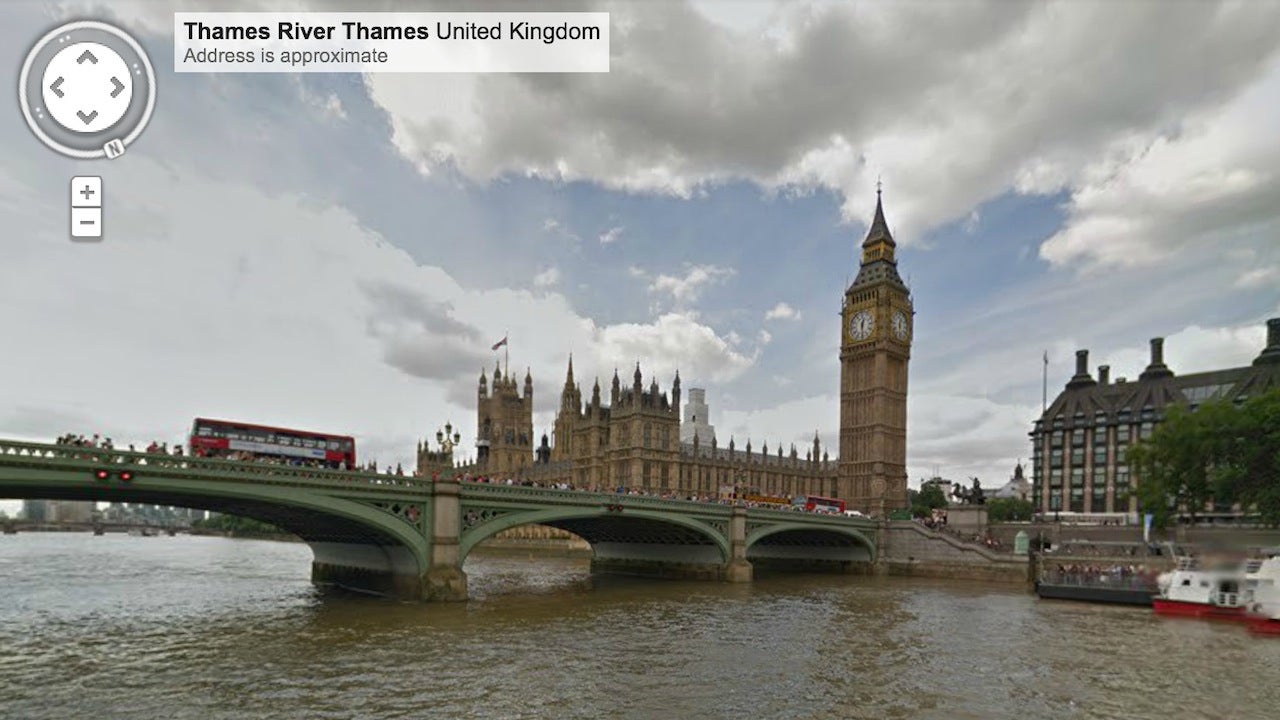 Google Street View Travels Down The River Thames - Fast Company