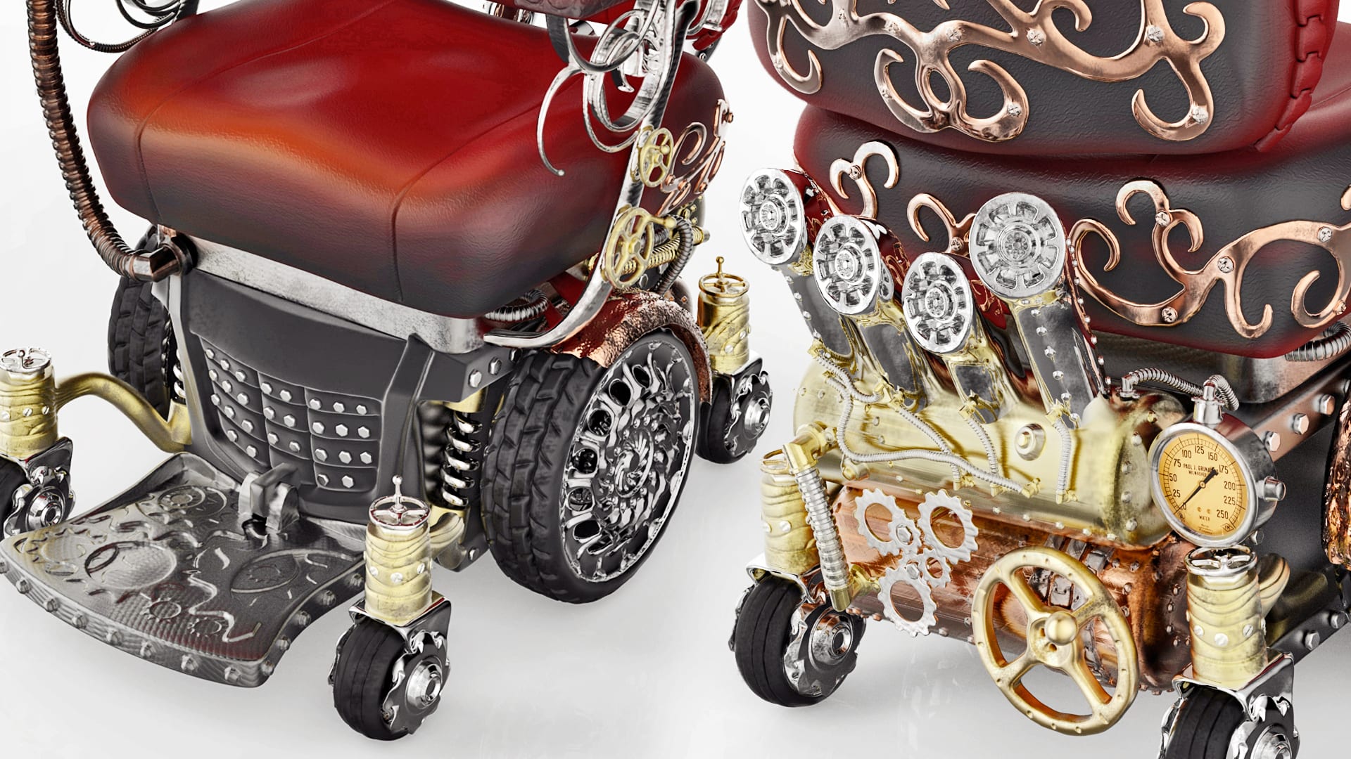 See Wheelchairs Reimagined As Tricked-Out Steampunk Rides - Fast Company