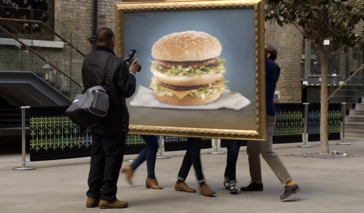 McDonald's New Campaign Distracts Londoners With A Giant Big Mac - Fast ...