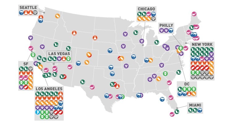 Infographic: These Maps Reveal Which Cities Have Suffered The Most ...