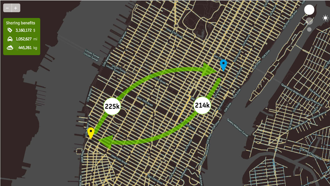 Mapping A Year Of New York Taxi Rides Shows It's Time To Start Sharing ...