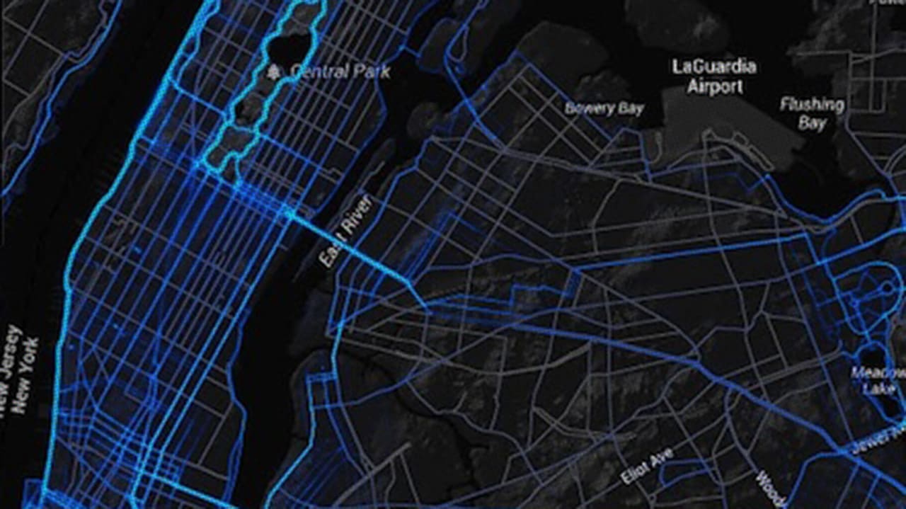 The World's Most Popular Running And Cycling Routes, Mapped With GPS ...
