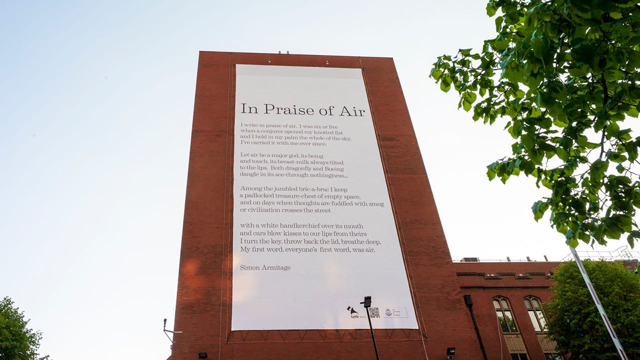 A Giant Poem Praises Clean Air-And Cleans Air, Too - Fast Company