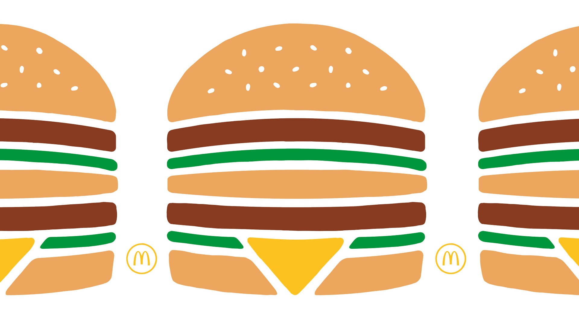 McDonald's Makes Simple Graphics Out Of Its Food In New Poster Campaign ...