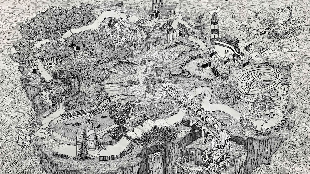 Honda Creates A Mythical Map For An Iconic Motorcycle Race - Fast Company