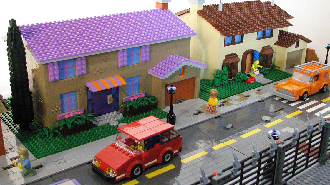 Some Hero Made The Entire "Simpsons" Town of Springfield Out Of Lego ...