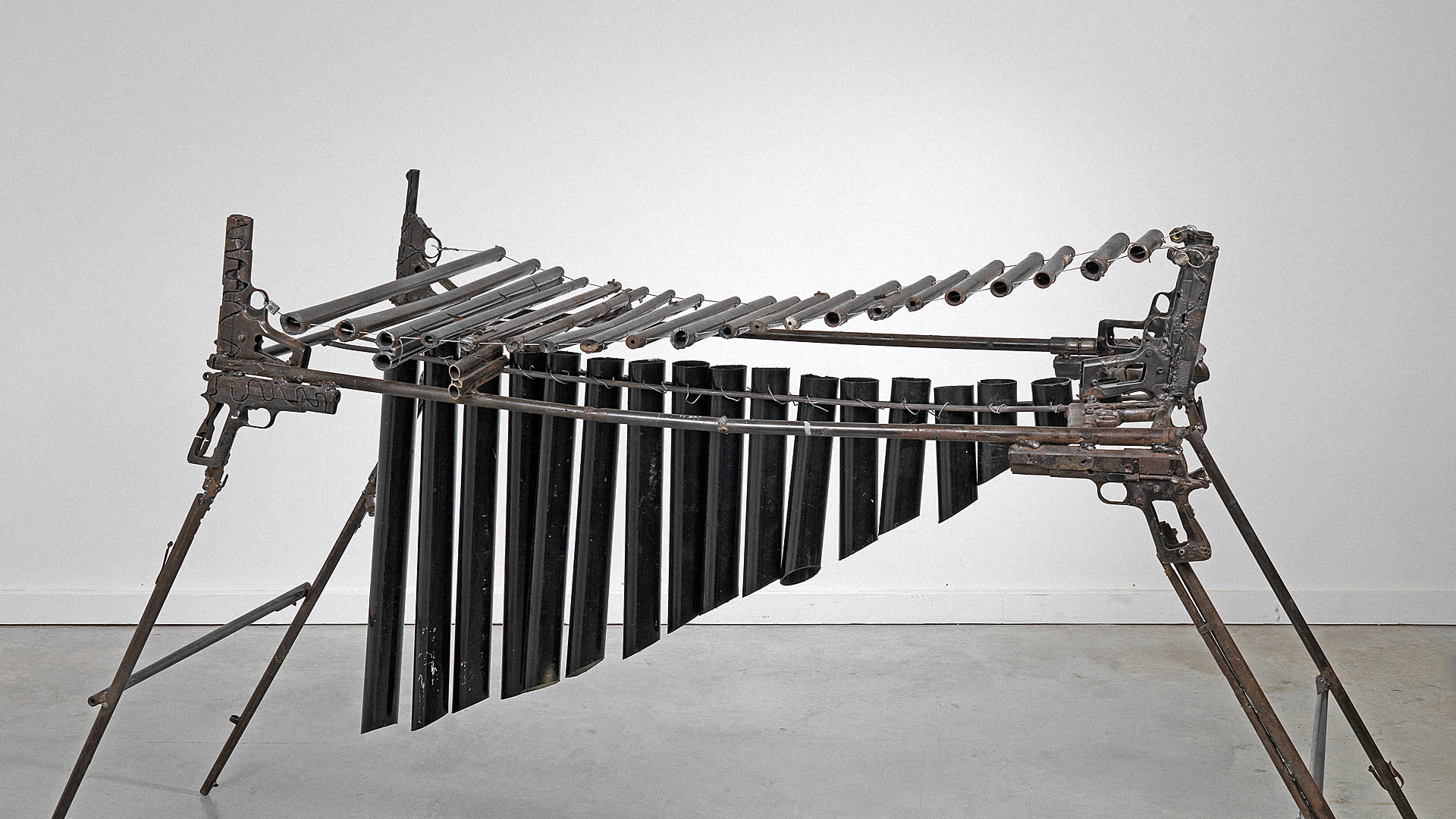 A Mexican Artist Turns Assault Weapons Into Musical Instruments And Art ...