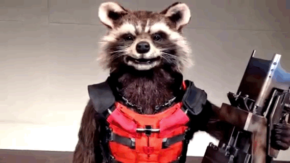 Watch A Feisty, Robot Version Of Rocket Raccoon Do A Press Interview ...