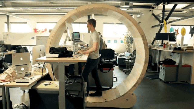 Can This Human Hamster Wheel Make You More Productive At Work? - Fast ...