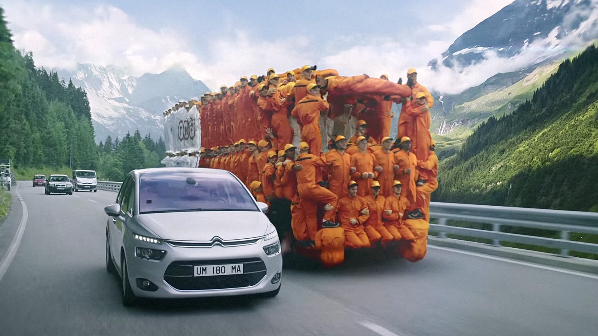 It's People! This Transport Truck Is Made Out Of People! - Fast Company