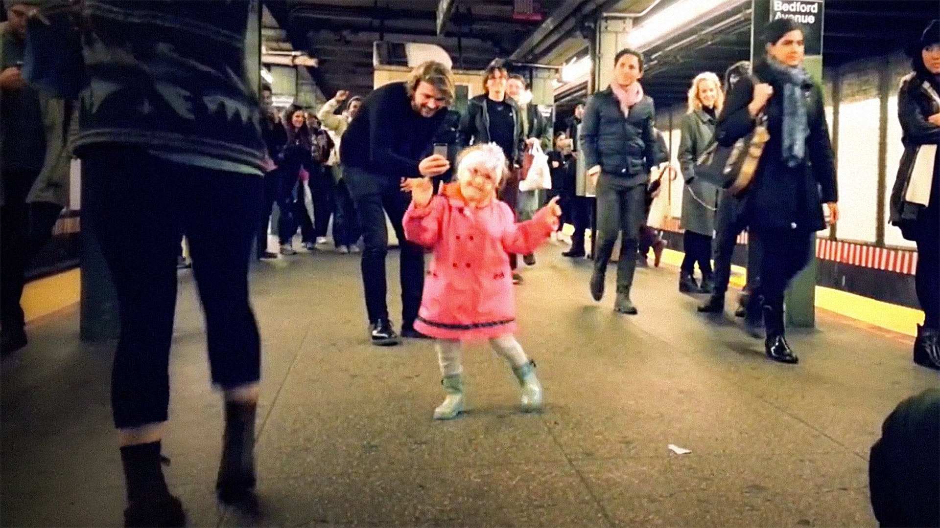 This Little Girl Dancing On A Subway Platform Will Melt Your Cold, Cold ...