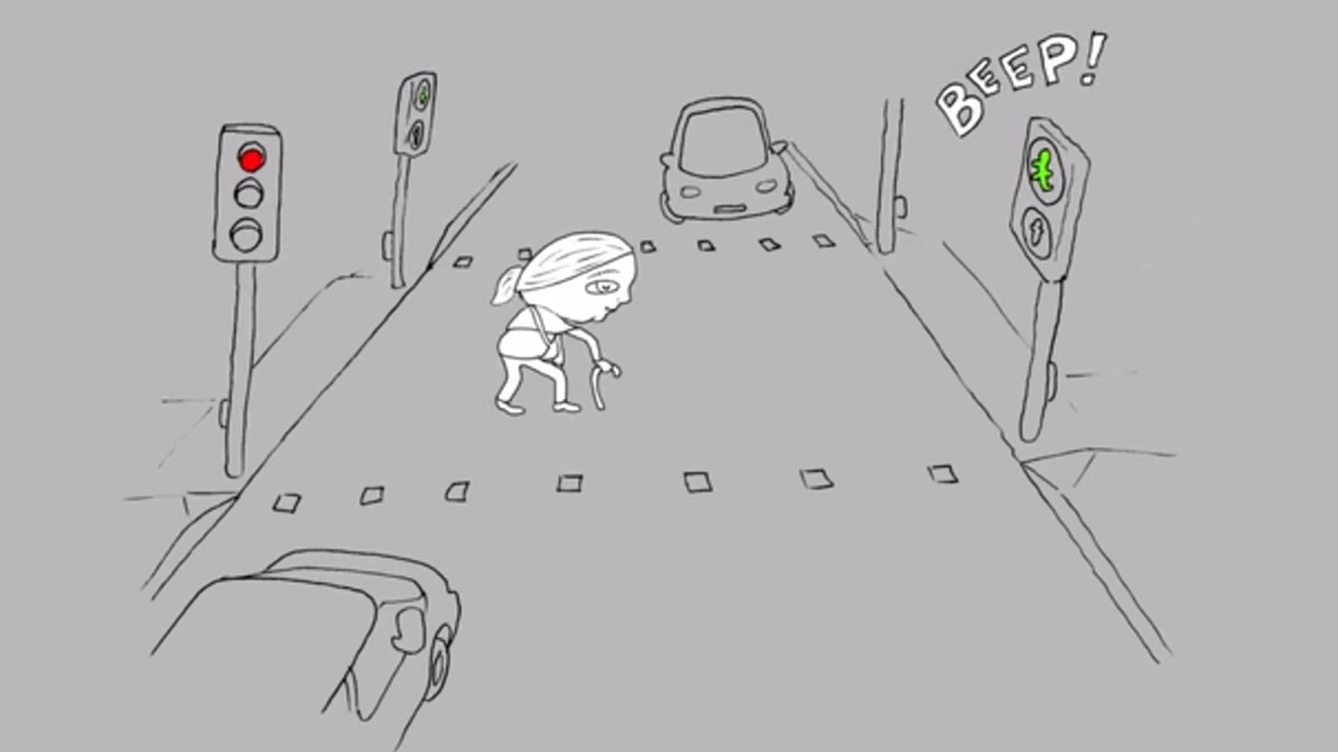 This Smart Walk Sign Knows If You Need Extra Time To Cross The Street ...