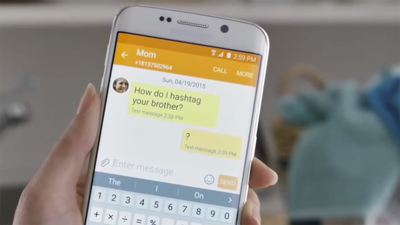 Samsung Celebrates Mother's Day By Making Sport Of Your Mom's Texting ...