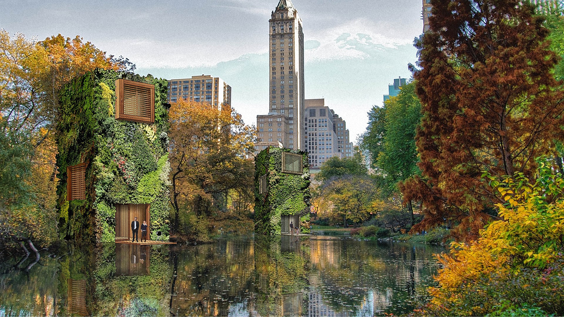 In These Urban Forest Neighborhoods, The Houses Are Disguised As Trees ...