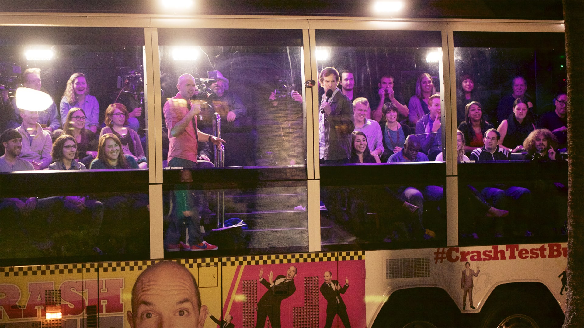 This Is What It's Like To Film a Comedy Show On a Moving Bus - Fast Company